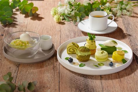 芳醇な香りのピスタチオや抹茶を味わう 爽やかな初夏の新緑をイメージしたスイーツを堪能 Pistachio And Green Sweet