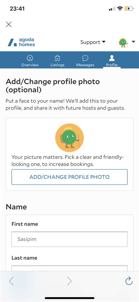 Create Your Host Profile Agoda Homes Host Help Center
