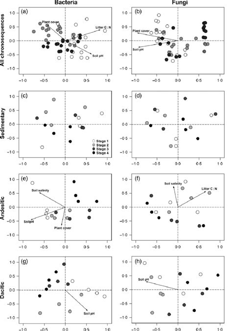 Redundancy Analysis Of Bacterial And Fungal Community Composition From Download Scientific