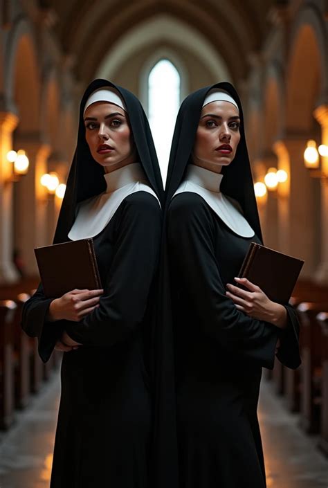 Two Sexy And Serious Nuns Seaart Ai
