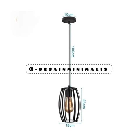 Jual Lampu Hias Gantung Minimalis Diamond Kap Lampu Gantung Diamond