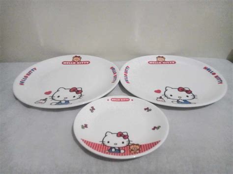 Sanrio Licensed Hello Kitty Dinnerware Set Furniture And Home Living Kitchenware And Tableware