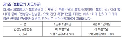 삼성화재 함께가는 요양건강보험 만성당뇨합병증 진단비 특별약관