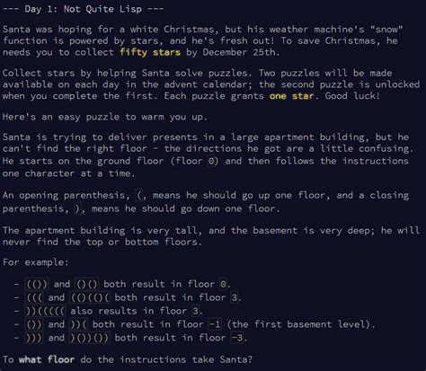 Advent Of Code F Day 1 To 6