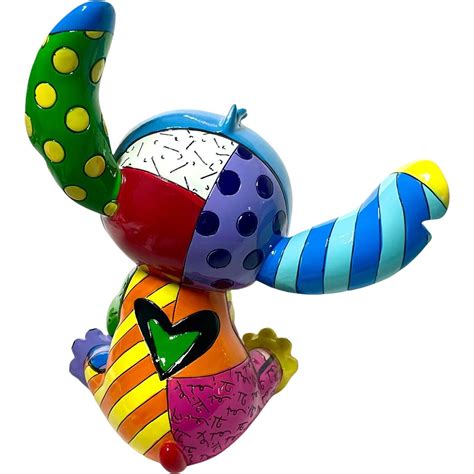 Romero Britto Disney Stitch Stone Resin Figurine 4030816 ~ 76 Tall