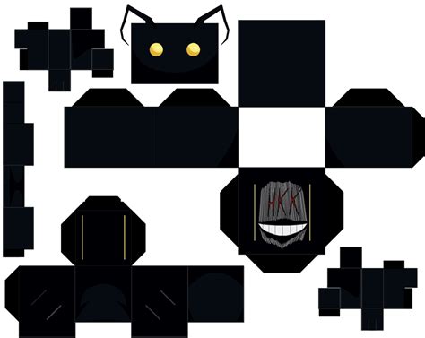 Shadow Paper Craft Model Free Printable Papercraft Templates