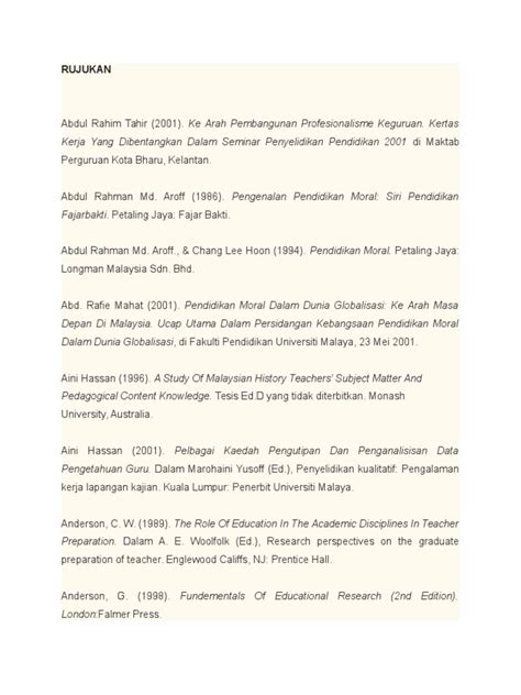 Contoh Rujukan Pdf
