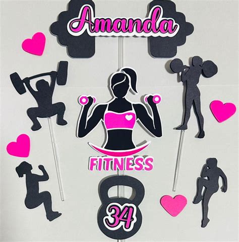 Topo De Bolo Fitness Atleta Elo7 Produtos Especiais