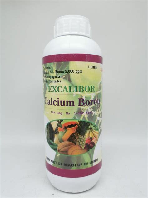Excalibor Calcium Boron Fertilizer 1 Liter Bottle Lazada Ph