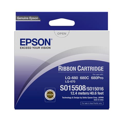 Jual Epson Ribbon Catridge So15508 So15016 Ribbon Cartridge Printer