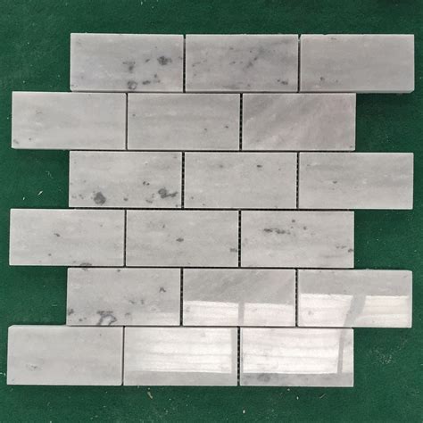 Marble Tiles Stone Tiles Rectangle Grey Marble Mosaic Tiles