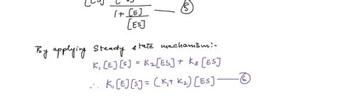 Solved Describe The Complex Used In Michaelis Menten Model And Derive