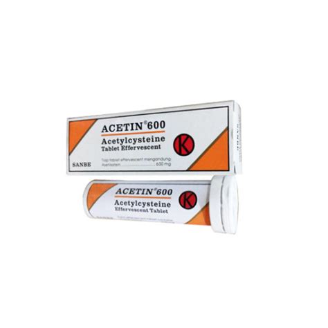 Acetin 600 Mg 10 Tablet Effervescent Alodokter Shop