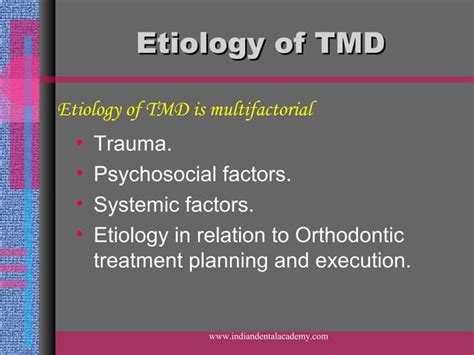 Temporomandibular Disorders Dental Crown And Bridge Courses Ppt