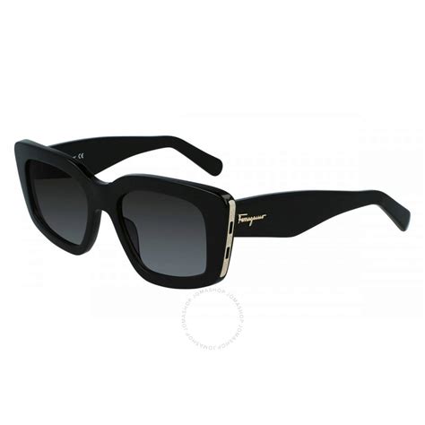 Ferragamo Salvatore Ferragamo Grey Cat Eye Ladies Sunglasses Sf1024s