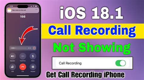 How To Get Ios 18 1 Call Recording Not Showing Call Recording Option Not Showing Ios 18 1