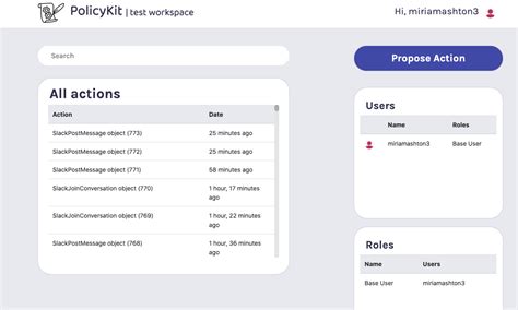 Action Log Shows All Actions On The Instance · Issue 306 · Policykit