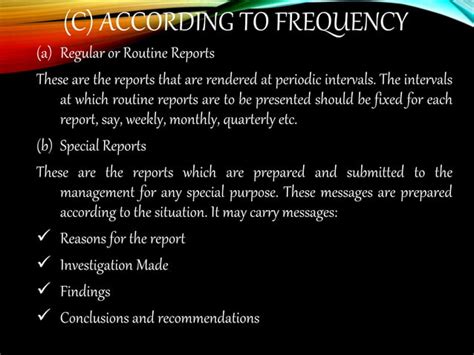 Reports Types Management Information System PPT