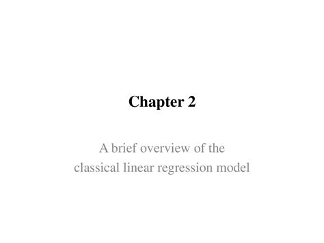 Econometrics For Managers Docsity