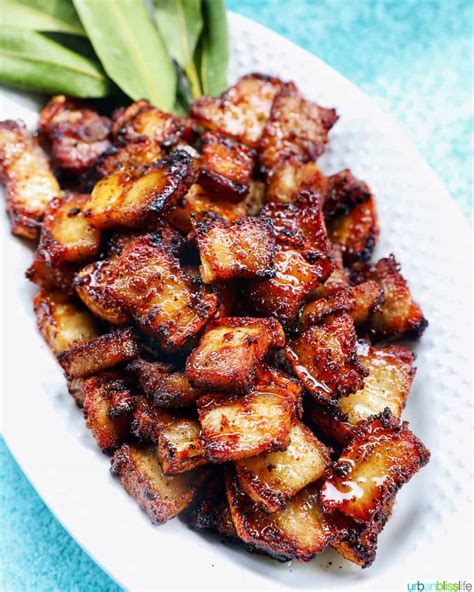 Air Fryer Pork Belly Bites Urban Bliss Life