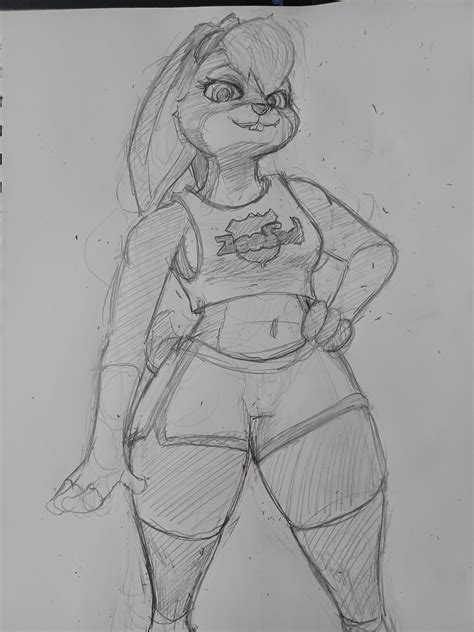 FurToastDrawings On Twitter Mixed Judy Hopps With Lola Bunny Oddly