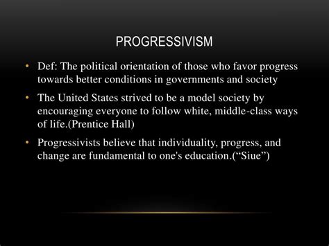 Ppt Contradictions Of Progressivism Powerpoint Presentation Free Download Id 1894789