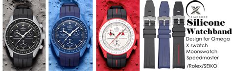 Strap For Omega X Swatch MoonSwatch Rolex Watch SEIKO Watch Curved No