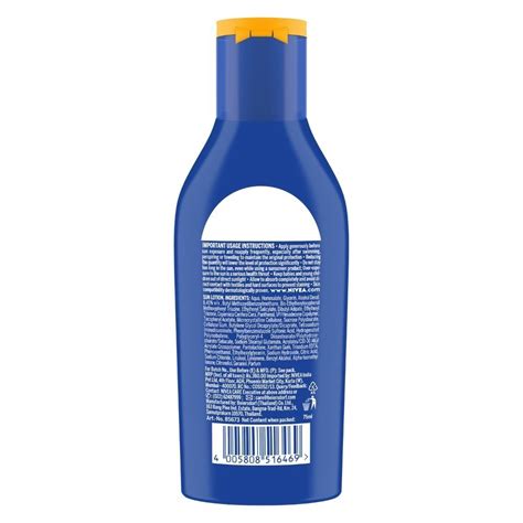 Nivea Sun Lotion Spf 50 With Uva And Uvb Protection Water Resistant