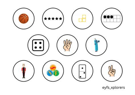 Number Representations 1 To 8 Teaching Resources