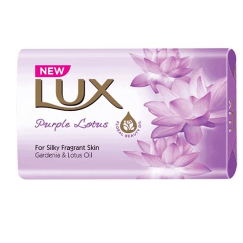3 X 130g Lux Purple Lotus Bar Soap For Silky Fragrant Skin Gardenia