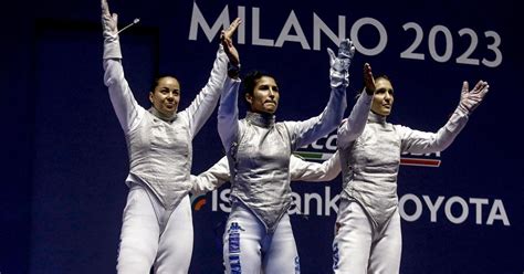 Mondiali Di Scherma A Milano La Nazionale Femminile Italiana Oro Nel