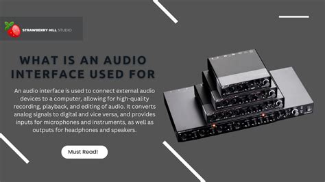 What Is An Audio Interface Used For A Beginners Guide