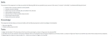 Solved Skills Please Write A Program To Display H Tree