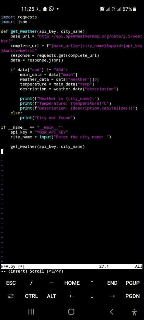 Day 51 Of Python Coding Challenge Weather Forecast Josephine Adedoyinsola Adewumi Posted On