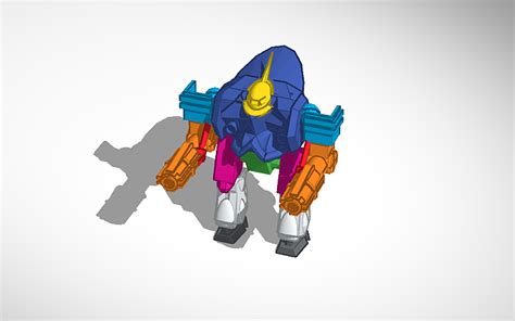 3d Design Galahad Battlemech Battletech Posed Tinkercad