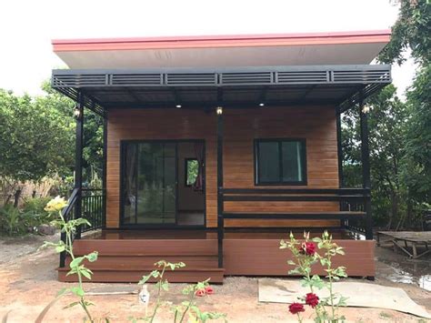 บ้านน็อคดาวน์ ขนาด 5×5 5 เมตร 2 นอน 1 โถง ราคา 280 000 บาท Thai Lets Go