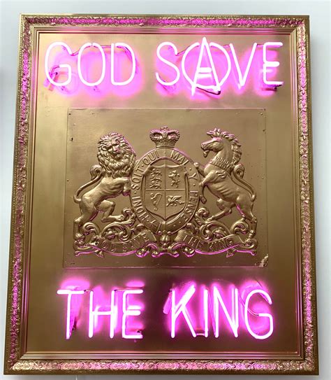 Illuminati Neon God Save The King The Art Hound Gallery