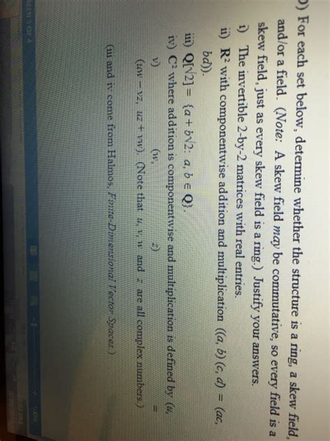 Solved For Each Set Below Determine Whether The Structure Chegg