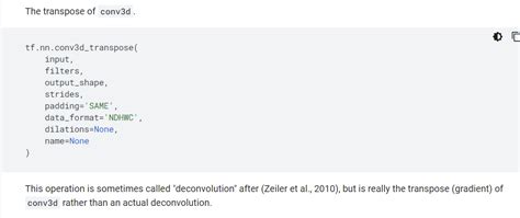 Convolution Tensorflow Conv3dtranspose Upsampling Fully Connected