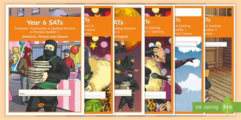 Grammar Punctuation Spelling Revision Practice Booklets Bumper Pack