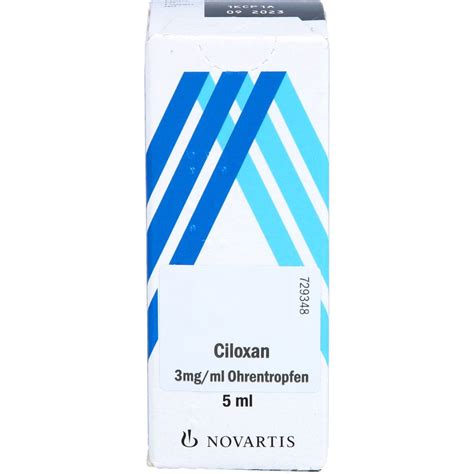 Ciloxan 3 Mgml Ohrentropfen 5 Ml Eumed