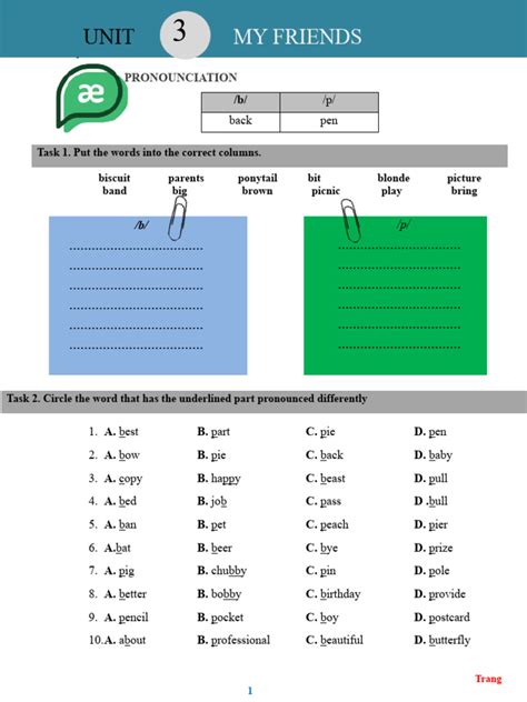Unit 3 Exercise Pdf