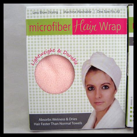 2 Microfiber Hair Wraps Magic Fast Dry Towel Drying Bath Twist Hat Spa