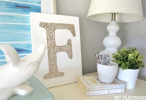 Diy Thumb Tack Art Simple And Quick Thumb Tack Wall Art Diy Ampersand Thumbtack Canvas Diy