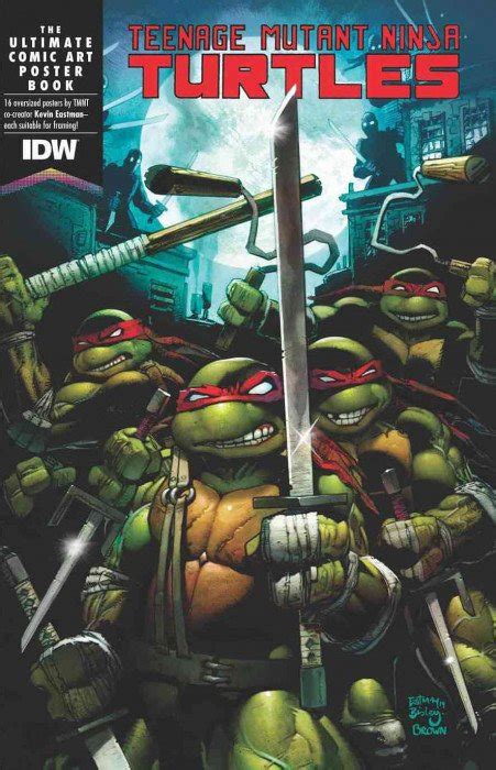 TMNT The Ultimate Comic Art Poster Book Soft Cover 1 IDW Publishing