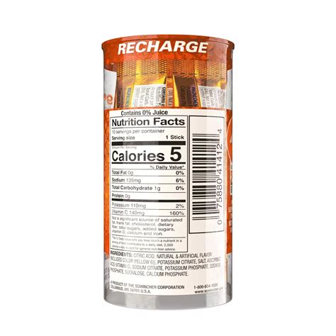 Sqwincher Qwik Stik Zero Orange Shop Mixes And Flavor Enhancers At H E B