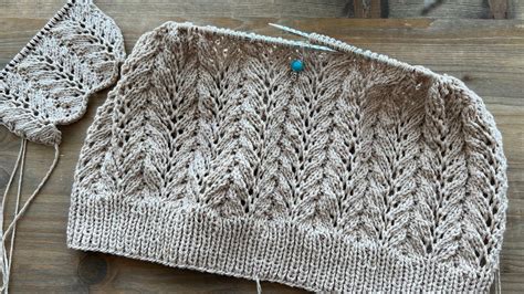 Красивый ажурный узор для вязания маек топов джемперов Youtube