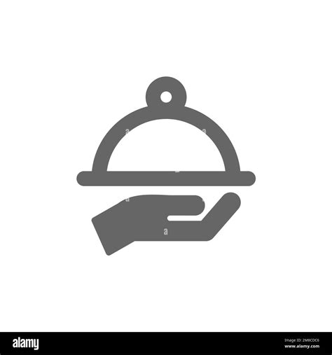 Food Tray Icon Common Graphic Resources Vector Illustration Stock