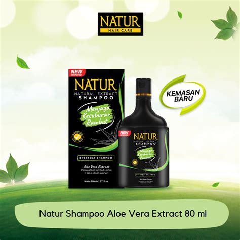 Jual Promo Natur Shampo Shampoo Aloe Vera Extract Free Natur Sachet