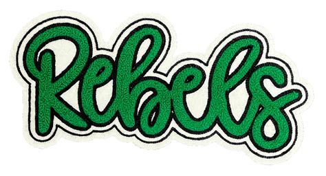 Cds Custom Chenille Patch Rebels 2 Chenille Patch